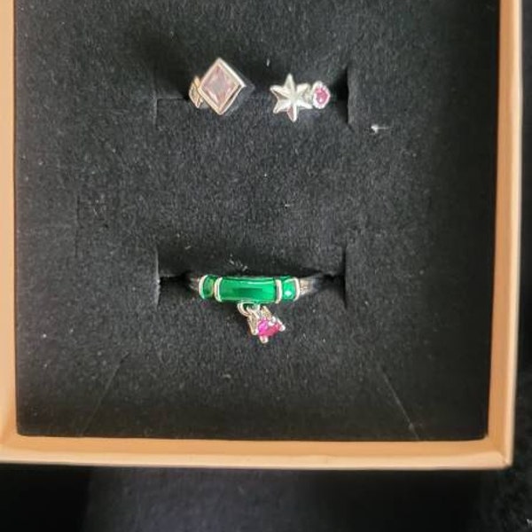 Custom Muichiro Tokito Inspired Double Ring Anime Manga Hashira 2 Piece ...