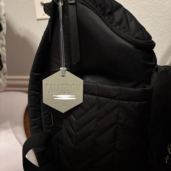 Daisy Backpack Tags Personalized, Luggage Tag, Bag Tags, Name Tag for ...