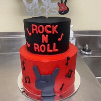 One Rocks Cake Topper / Guitar Cake Topper / Rock Party / Rock N Roll ...