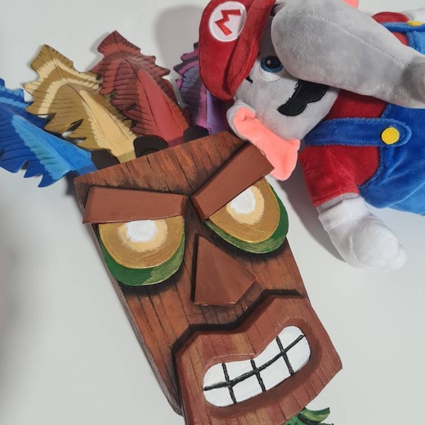 Aku Aku and Uka Uka, Tiki Mask, Crash Bandicoot - Etsy