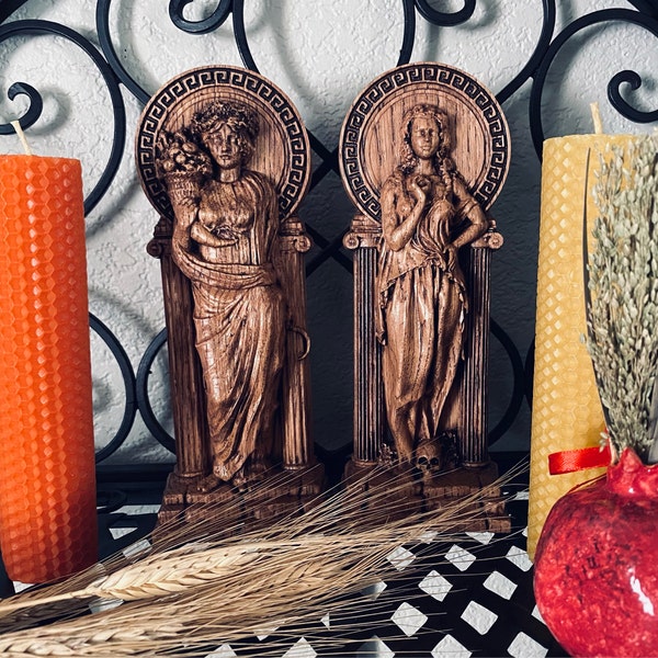 Demeter Statue, Figurine, Greek Goddess of Fertiliti , Pagan Goddess ...