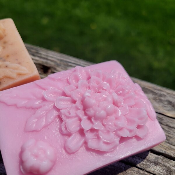 Violets MOLD Nail-headed Border Flower Silicone Mold for Fondant Frozen ...