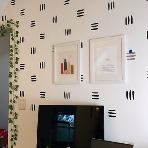 Line Wall Decals Modern Wall Stickers Boho Nursery Decor | Etsy