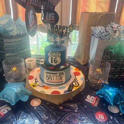 Any Name and Age Driver License Birthday Cake Topper,cake Topper,new ...