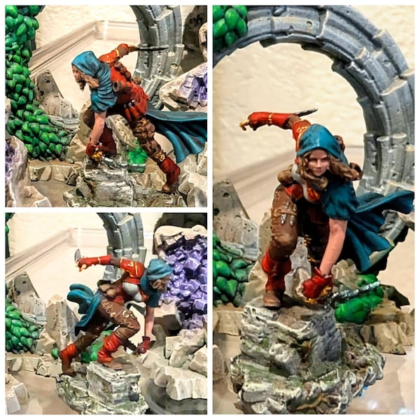 Dnd Catfolk Tabaxi Monk Unpainted Miniature - Etsy