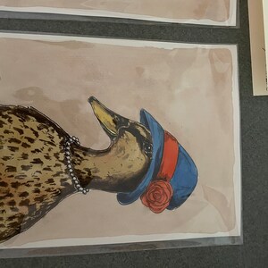 A Sad Royal Black Rainforest Frog King 12x18 an Original Hand - Etsy