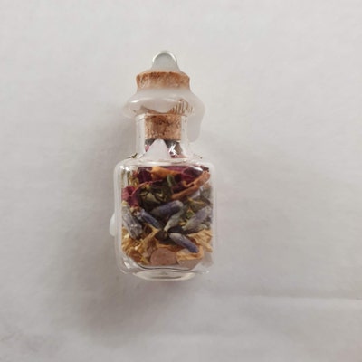 Glass Shaped Mini Spell Jars Protection Self Love Good Luck/abundance ...