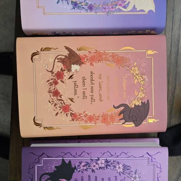 Fourth Wing Rose Gold Dust Jacket - Etsy