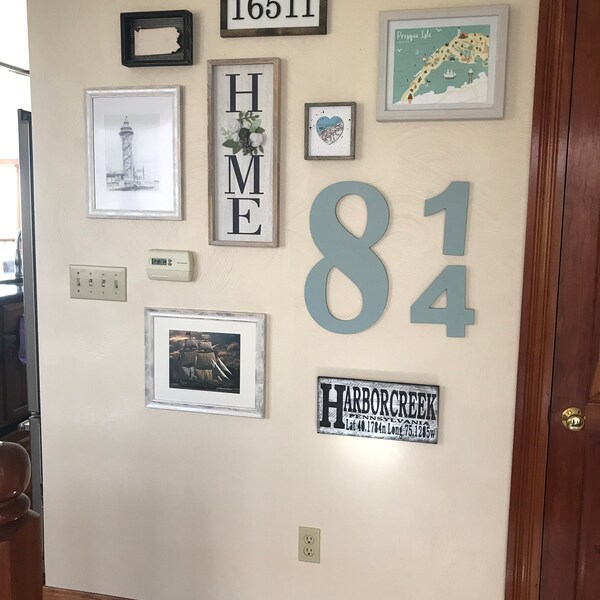 Zip Code Sign, Personalized Sign, Farmhouse Sign, Farmhouse Decor ...