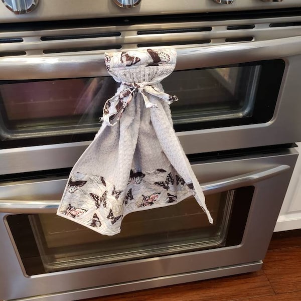 Kitchen Hanging Towel Kitchen Towel Hanging Towel With Ties Kitchen ...