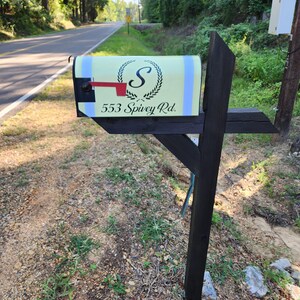 Custom Door Monogram Decals for Front Door Home Decor Personalized ...