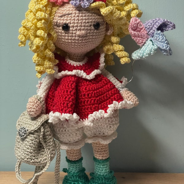 Crochet Pattern for DORIS Doll, PDF English, Instant Download, With One ...