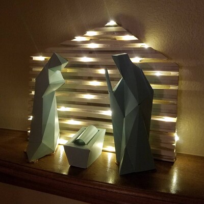 Nativity Scene, Nativity Set, Nativity Advent Calendar, Download PDF ...