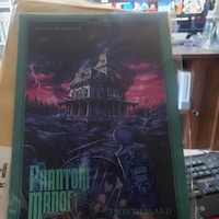 Phantom Manor Print Disneyland Paris Print, Paris Poster, Paris Wall ...