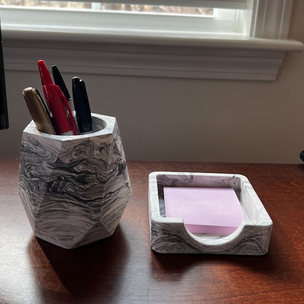 Geometric Planter, Home Office Desk Plant Pot, Cactus Planter, Cute ...