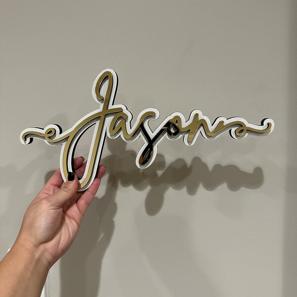 Custom Gold Mirror Acrylic Wedding Welcome Sign - Nursery Name Sign - Etsy