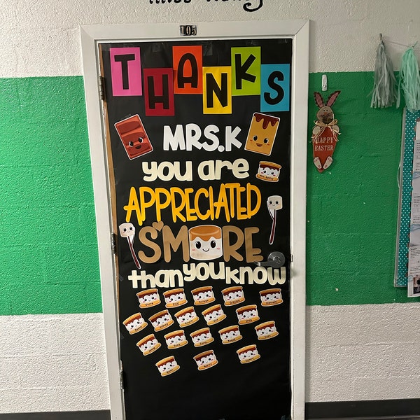 S'MORE Teacher Appreciation Day School Door Decor Classroom Decor ...