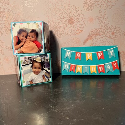 Jumping Box Pop up Cube SVG Template, Surprise Box Svg, Photo Frame for ...