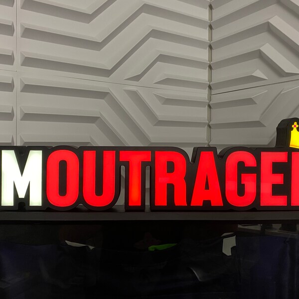 Custom Light Box Sign, With Your Own Text or Logo. for Interior Display ...