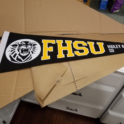 Large Custom Pennant. Personalized High School/college/name/company ...