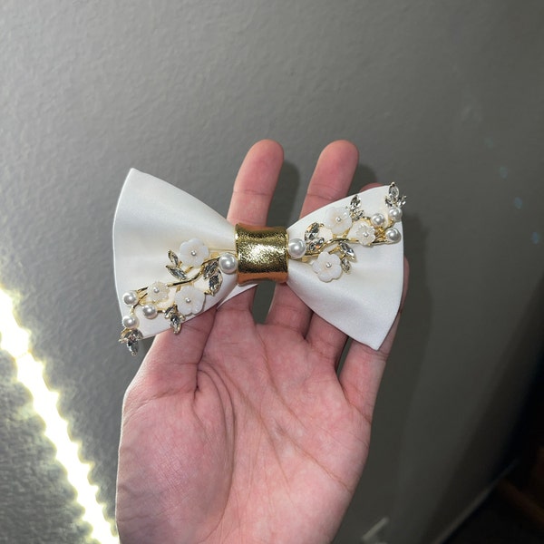 Black and Gold Satin Butterfly Bow Tie, Formal Black Bowties for Men Bowtie, Wedding Groom ...