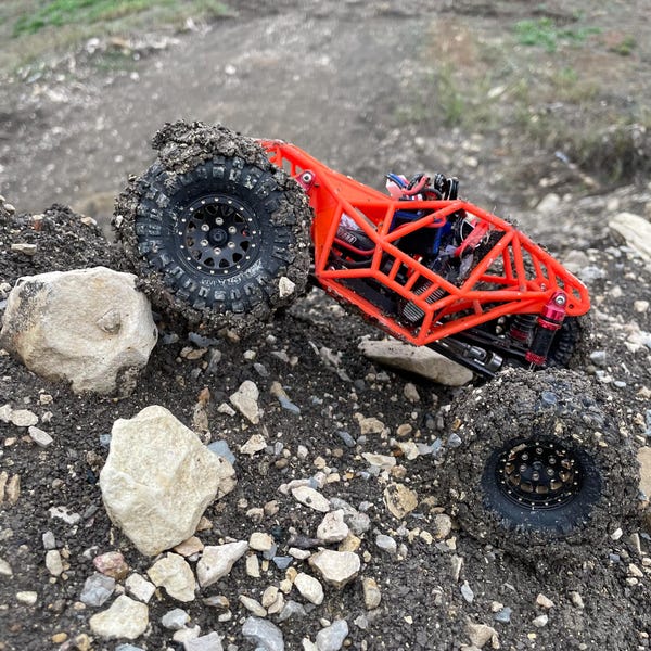 Oppai Factory Prerunner Trailer for Sprintjet / WL917 fits Trx4m/ SCX24 ...