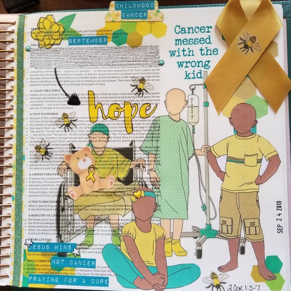 Childhood Cancer Awareness, Beautifulgoodnews, Bible Journaling ...