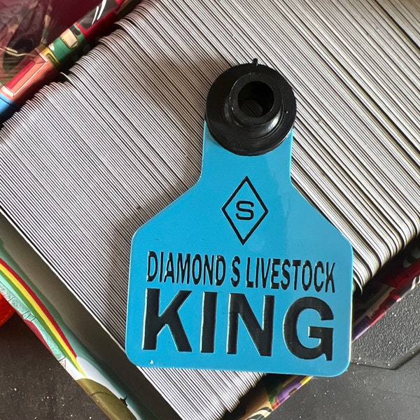 Custom Engraved Cattle Ear Tag, Cattle Ear Tags, Custom Cattle Tags ...