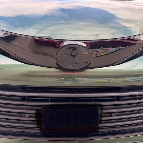 2018-2025 Toyota Sienna Front Stealth Emblem Vinyl Overlay Decal ...