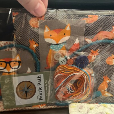 Snippet Roll Rabbit Slow Stitch Kit Easter Spool Pack Mixed Media ...