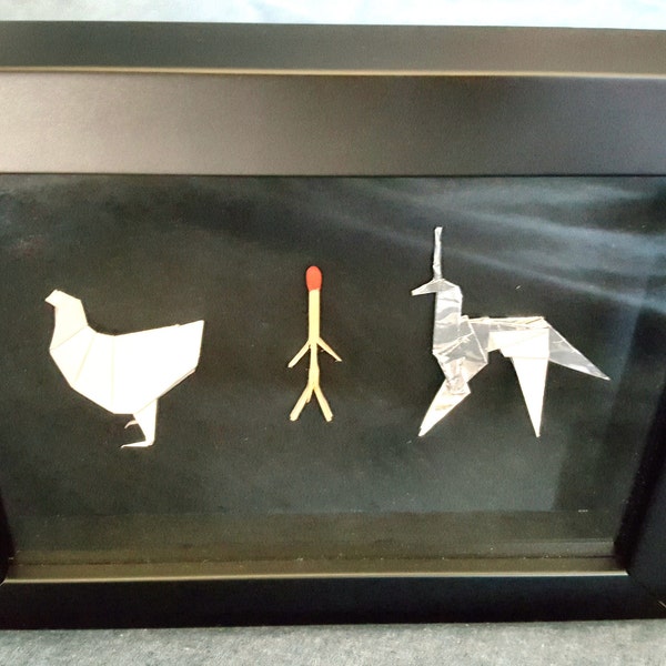 BLADE RUNNER - Origami Prop Set (chicken, Matchstick, Unicorn) - Etsy
