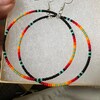 Native American Style Medicine Wheel Hoop Earrings - Etsy