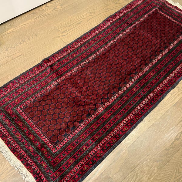 4x3 Gorgeous Turkish Mamluk Area Rug/ Afghan Handmade Plush Wool Rug ...