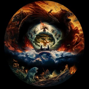 Custom Fantasy World Game Map Personalized RPG World-building High ...