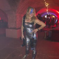 Holographic Silver Disco Mermaid Backless Catsuit - Etsy UK