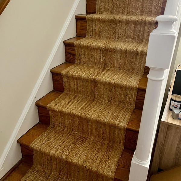 Scallop Jute Rug Natural Jute Wavy Edge Rug Scalloped Border Rug ...