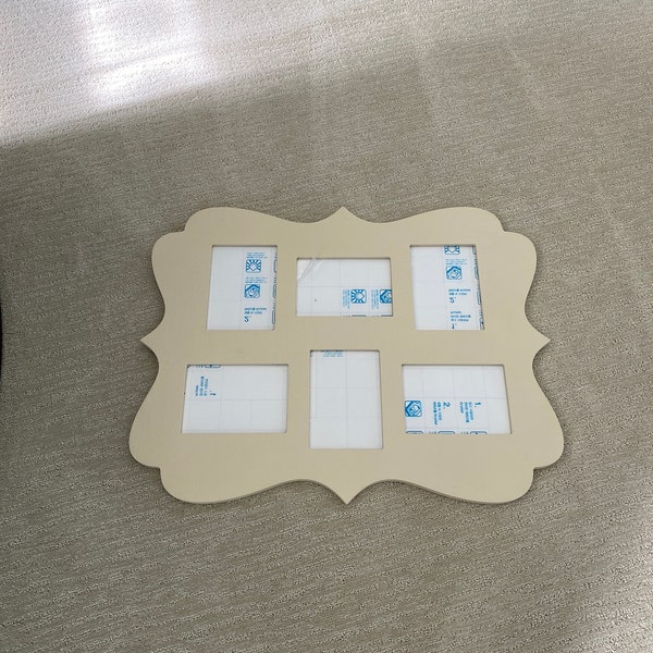 Happiness Style Collage Multiple Opening Picture Frame With 6-5"x7 ...