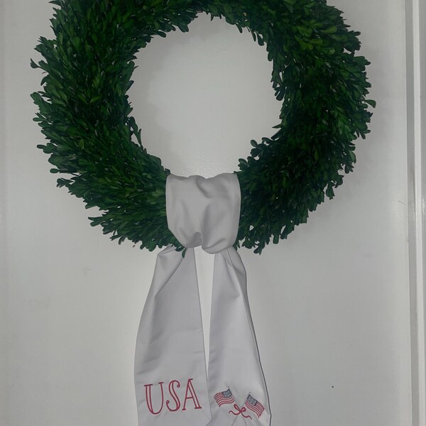 Embroidered Easter "he is Risen" Wreath Sash - Etsy