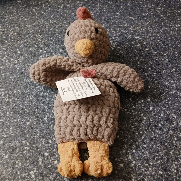 Made to Order Henry & Henrietta Chicken Snuggler | Customizable | Lovey ...