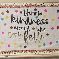 Throw Kindness Around Like Confetti Bulletin Board Cutouts - Etsy Canada