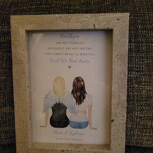 Personalised Memorial Print, Family Memorial Gift, Sympathy Gift ...