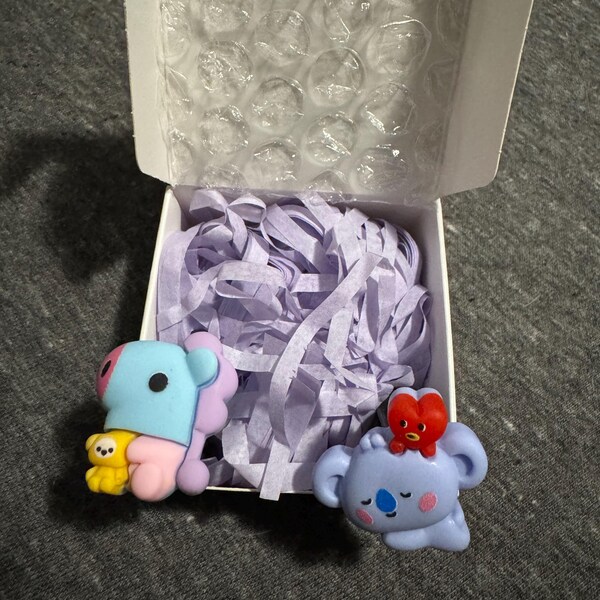 BTS - Army Bomb With Purple Star Charms/straps for Phone Cases, Ear ...