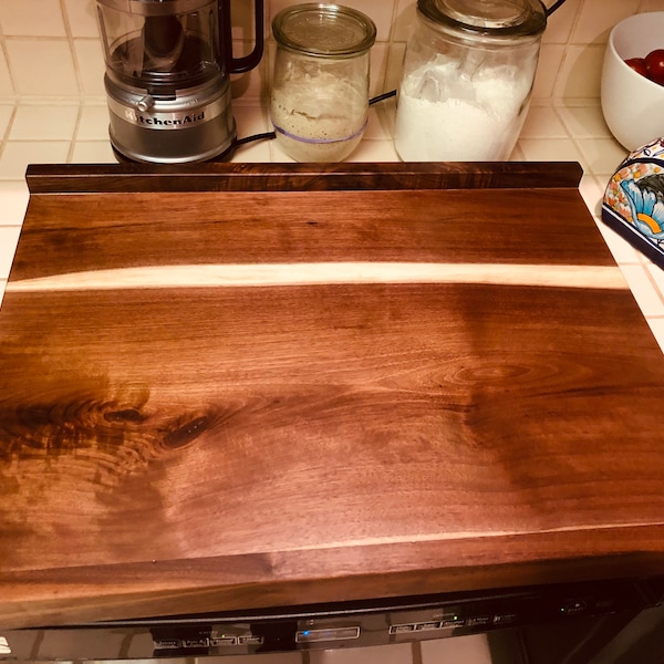 Edge Grain Wood Dough Kneading Board With Double Countertop Notch ...