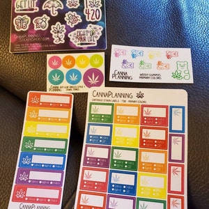 Clear Marijuana Leaf Fireworks Stickers Pride Fireworks 4th | Etsy