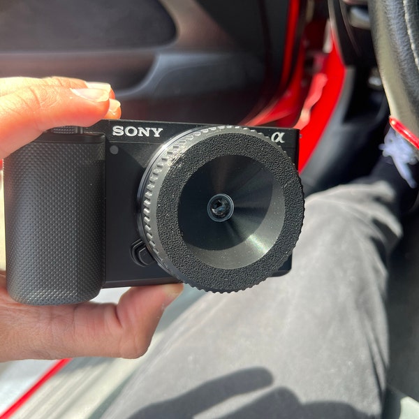 3D Printed Disposable Camera Lens – Film Look for Sony E Mount Cameras ...