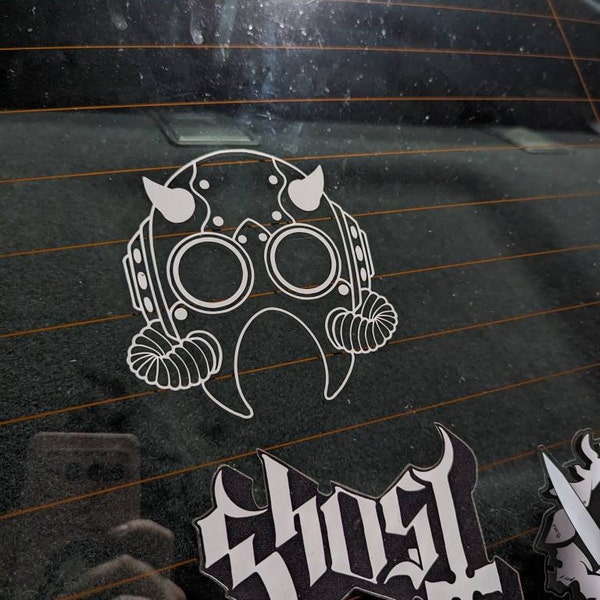 Nameless Ghoul Masks | Ghost Inspired Vinyl Sticker Decal - Etsy