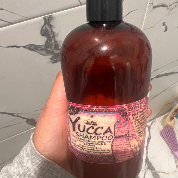 Yucca Shampoo | Soapwort | Soap Nut Shampoo | Sulfate Free | Silicone ...