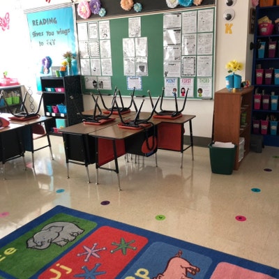 Vinyl Classroom Line up Dots Multiple Quantities & Colors Available - Etsy