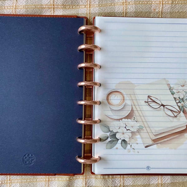 Academia Vellum Dashboard Set Planner Travelers Notebook Book Bound ...