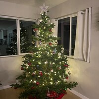 White Wood Star Christmas Tree Topper Decoration 12 Star Tree Topper Made From Reclaimed Wood ...